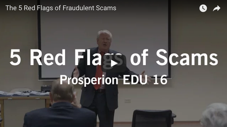 The 5 Red Flags of Scams | Prosperion Financial Advisors