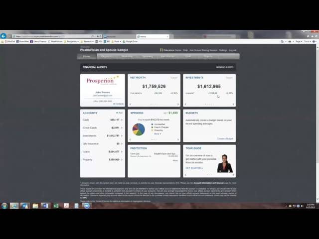 How to - Using the Investment Tab in WealthVision | Prosperion ...